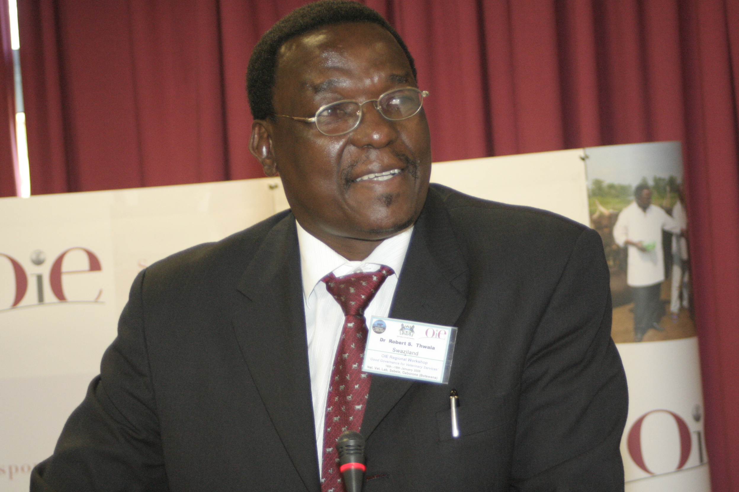 Eswatini : Passing of Dr Robert Thwala (21.01) - WOAH - Africa